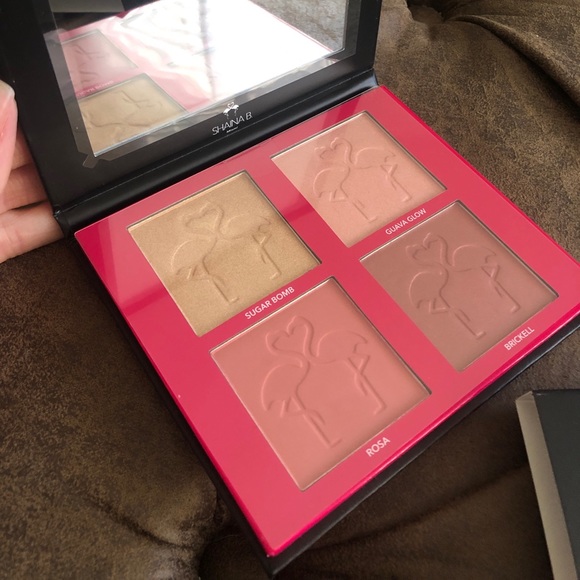 Makeup | Shaina B Miami Blush And Highlight Pallete | Poshmark